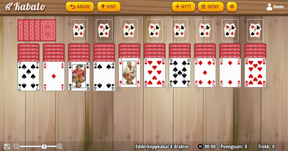 Edderkoppkabal 4 drakter - Kabalo.no